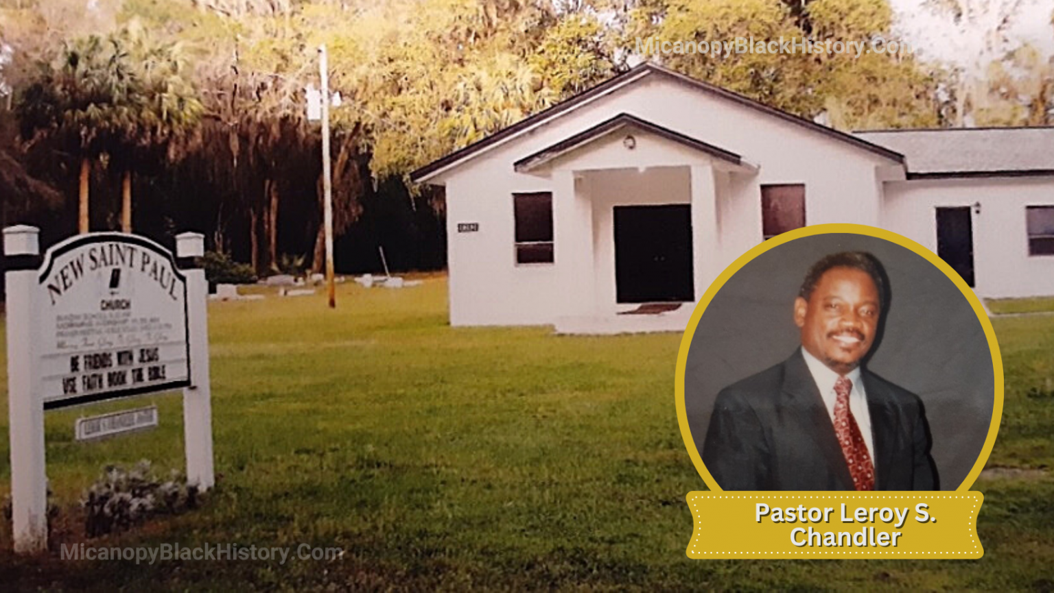 Not Just Another Country Preacher - Micanopy Black History